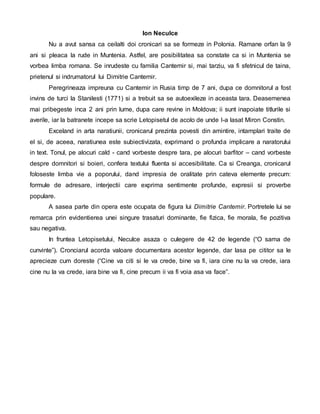 Cronicarii moldoveni | DOC