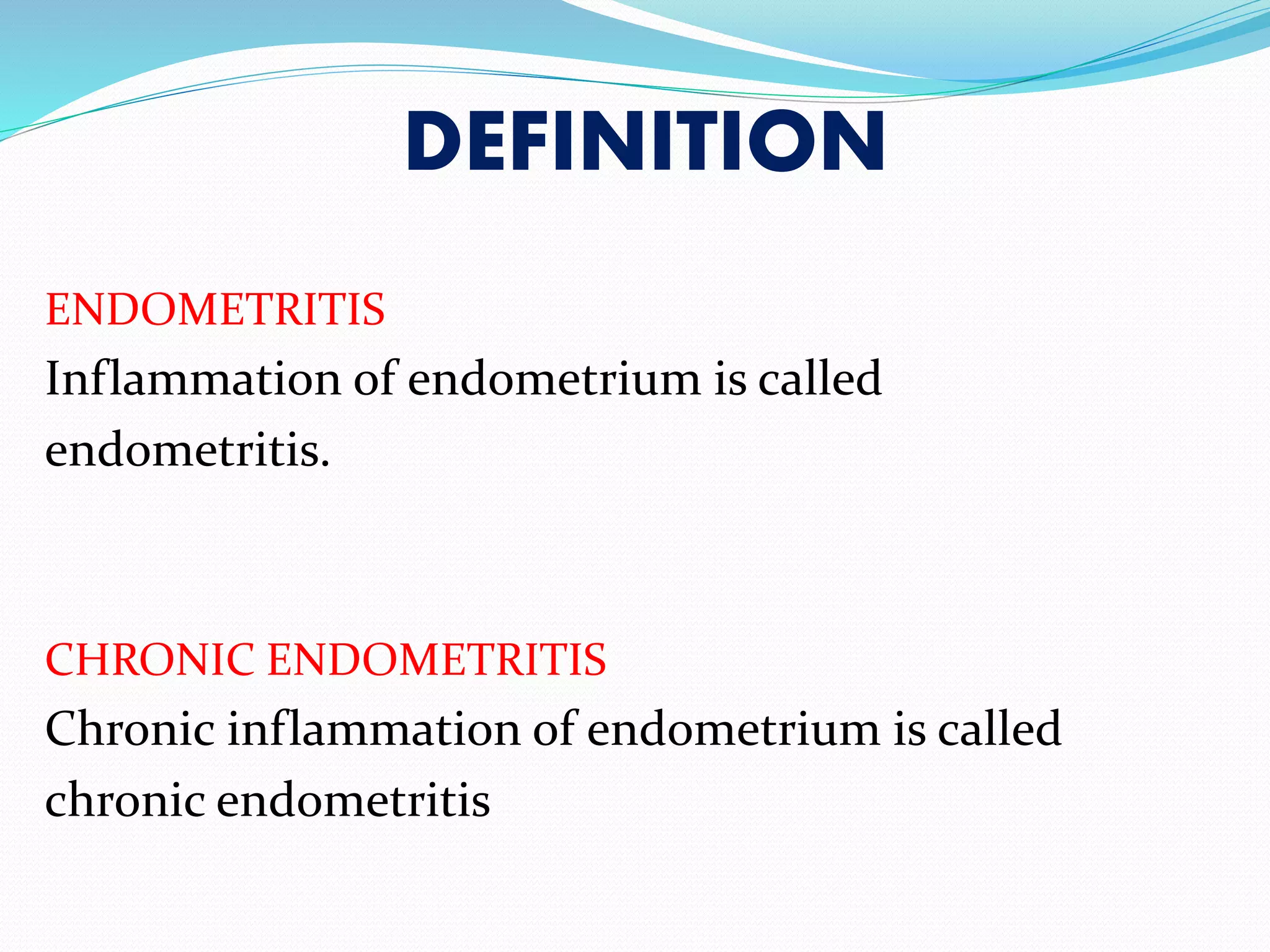 Cronic Endometritis in Cow | PPTX