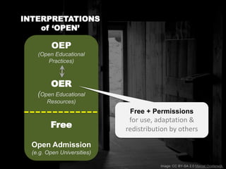Open Educational Practices (OEP) #CamLibs18 | PPTX