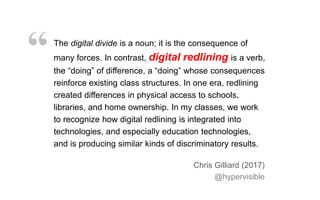 Critical digital literacies, data literacies and open practices | PPT