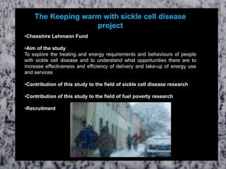 "Heat as Medicine" - The Keeping Warm With Sickle Cell Disease Project ...