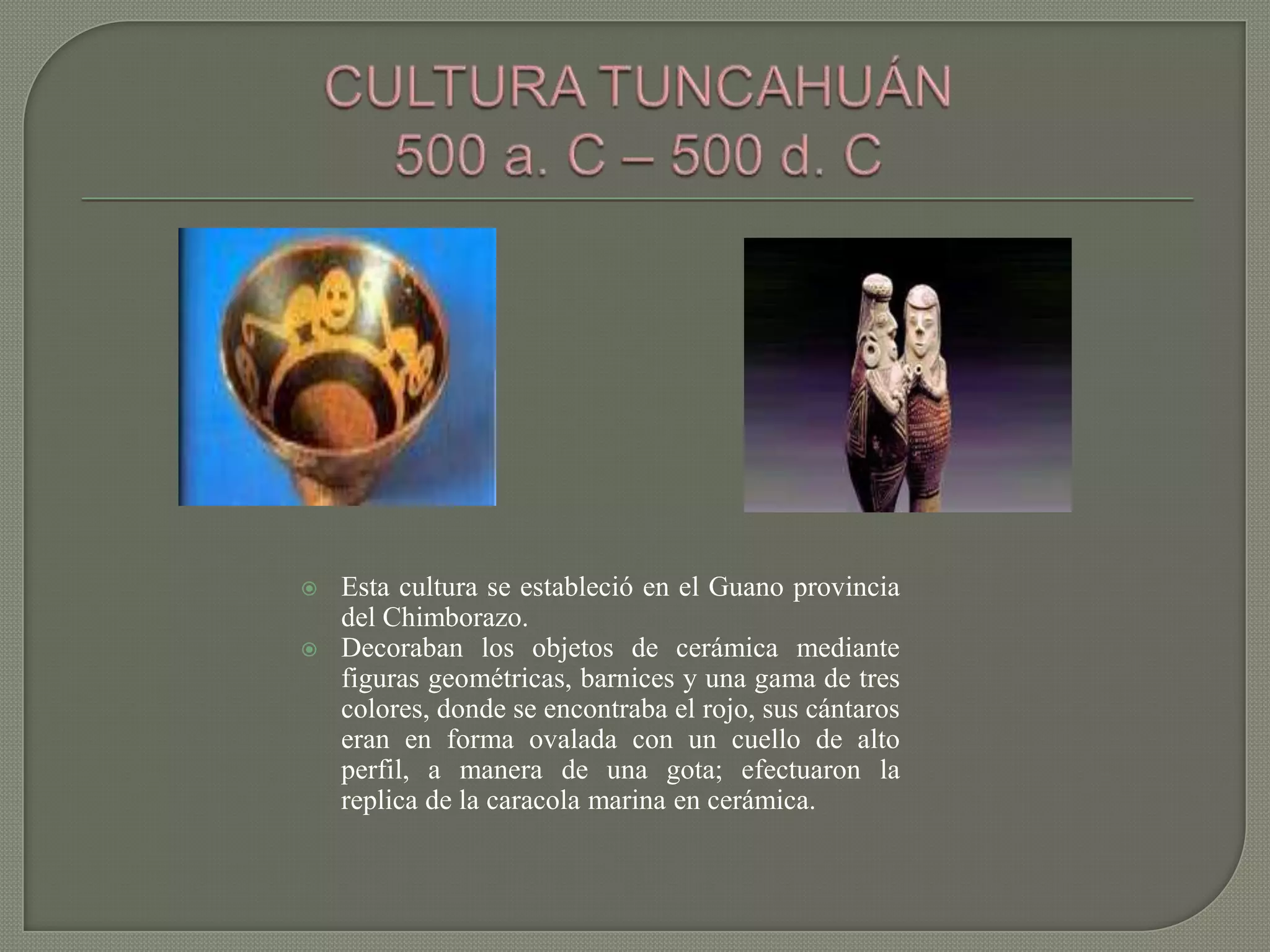 Cronología De Las Culturas Precolombinas Del Ecuador | PPTX