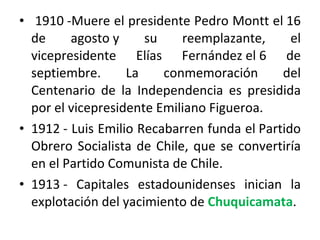 Cronologia de chile en el siglo xx | PPT