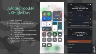 Eat More: Cronometer How To | PPTX