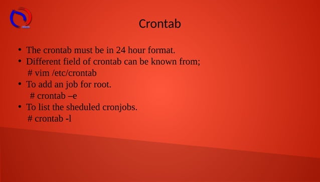 Crontab | PDF | Operating Systems | Computer Software and Applications