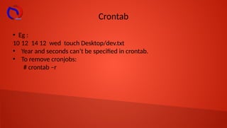 Crontab | PDF