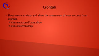 Crontab | PDF | Operating Systems | Computer Software and Applications
