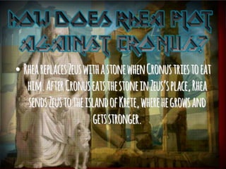 Cronus & rhea | PPT