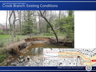 Crook Branch at Mantua Elementary School Stream Restoration | PPTX
