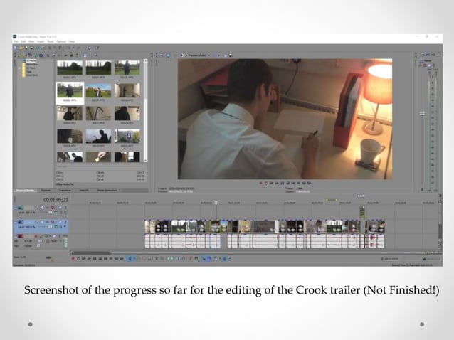 Crook editing progress | PPT