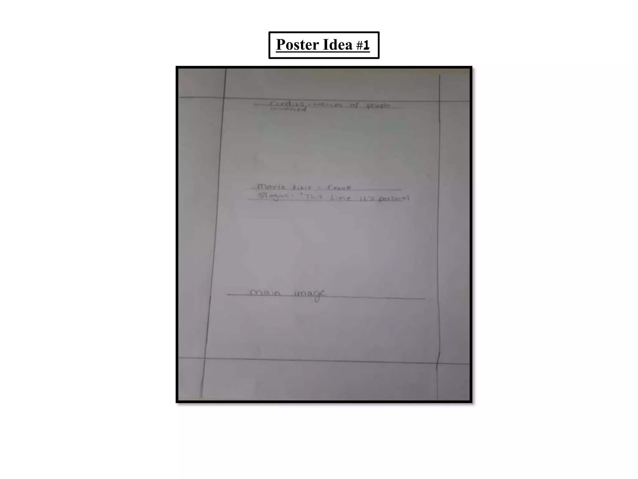 Crook - Film Poster Ideas | PPTX