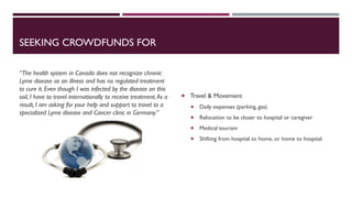 Valorie Crooks, Crowdfunding Medical Care: Identifying Ethical ...