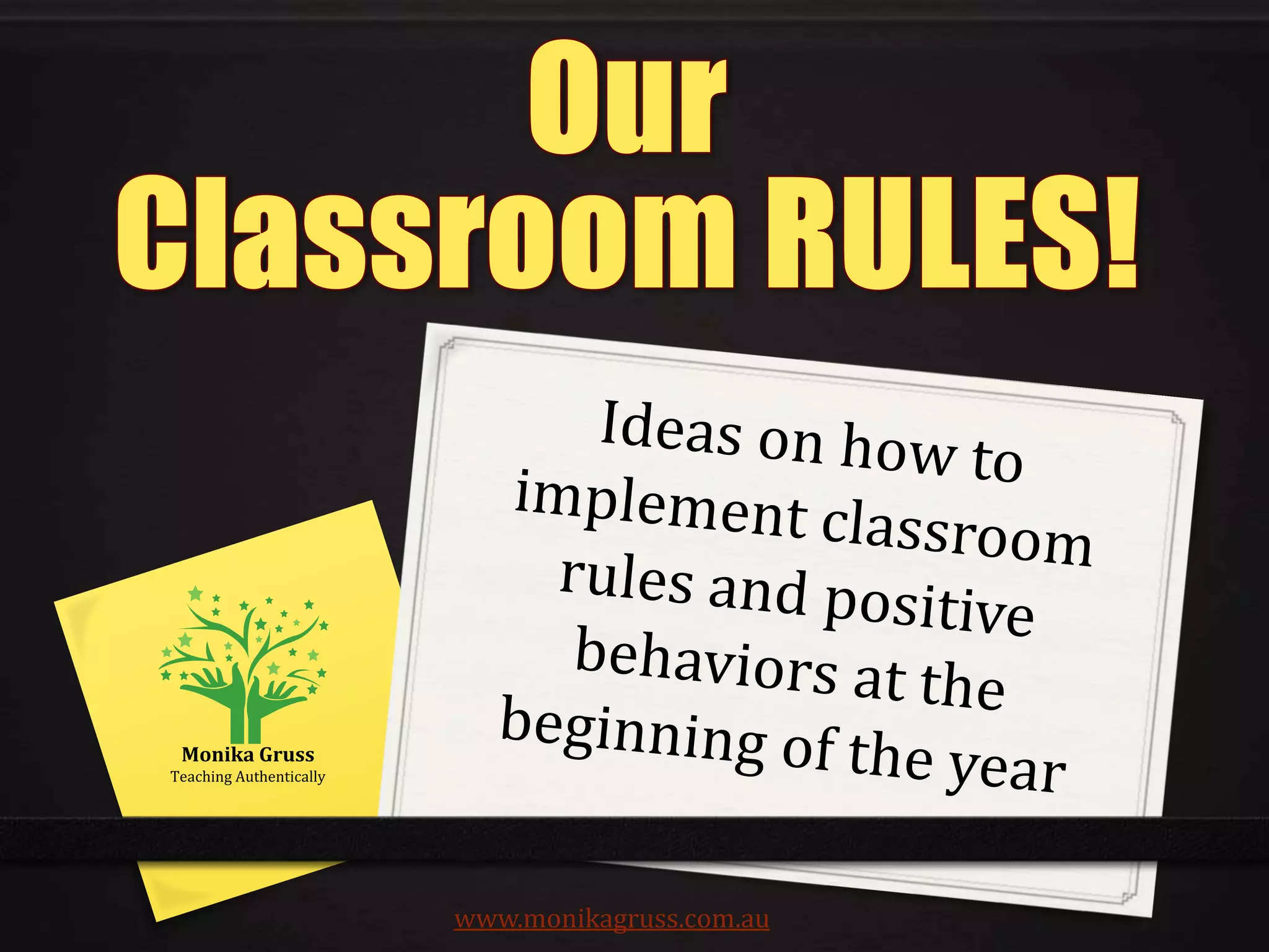 Classroom Rules Ideas | PPT