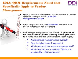 CRO and Vendor Oversight: Clinical | PPT