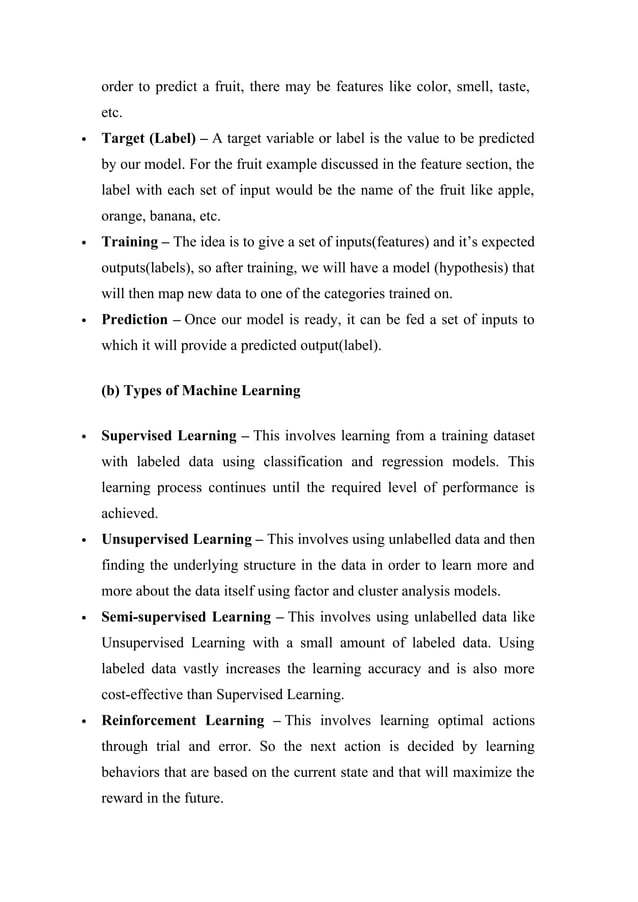 crop recommendation using python project docx | DOCX