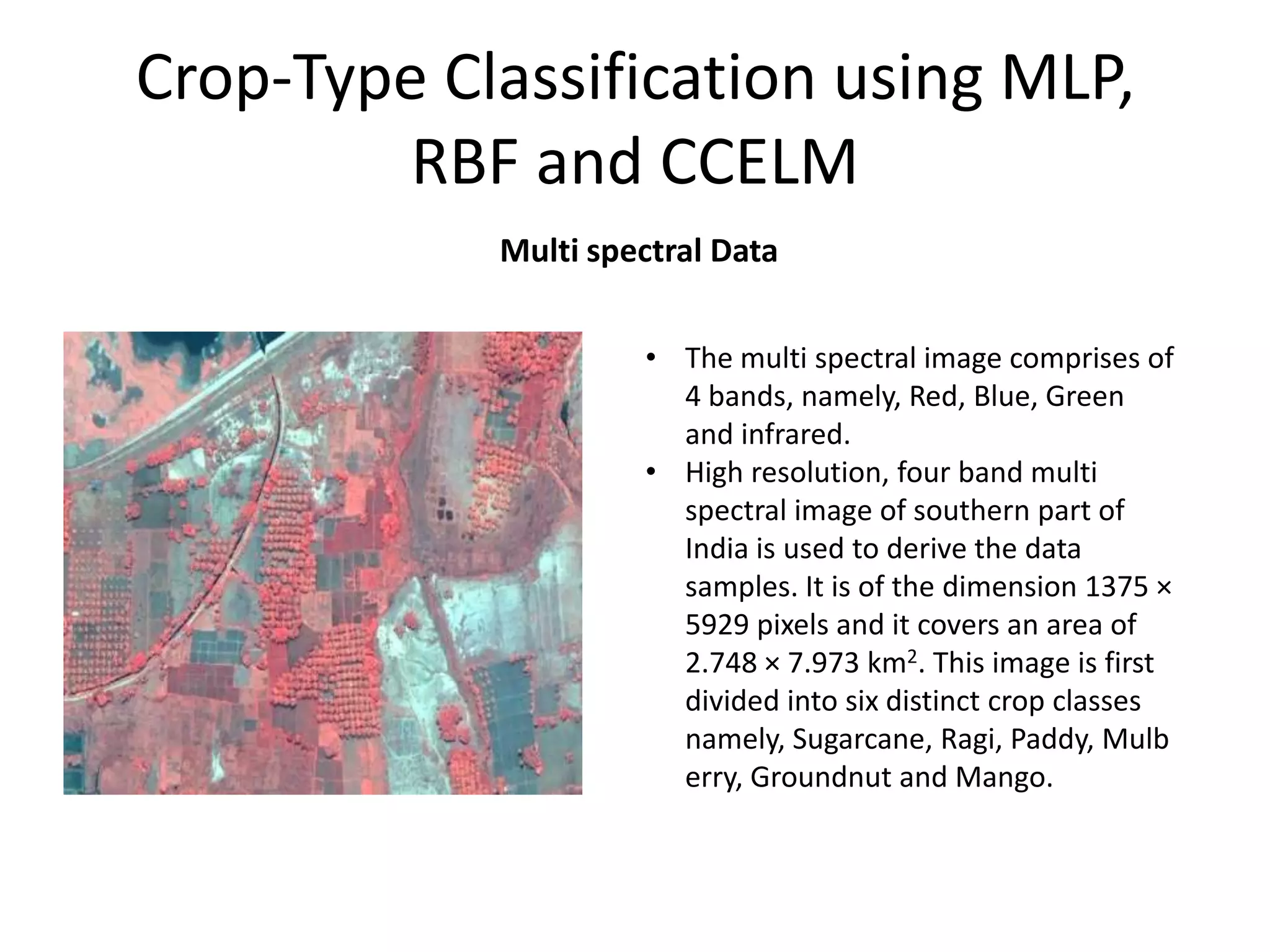 Crop Classification Using Supervised Learning Techniques Ppt