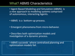 Agent Based Modeling and Simulation - Overview and Tools | PPTX
