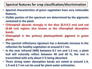 Crop discrimination and yield monitoring | PPTX