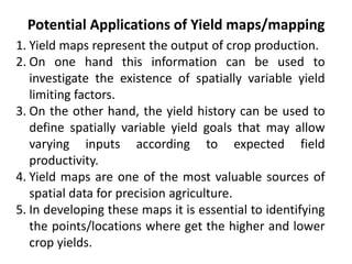 Crop discrimination and yield monitoring | PPTX