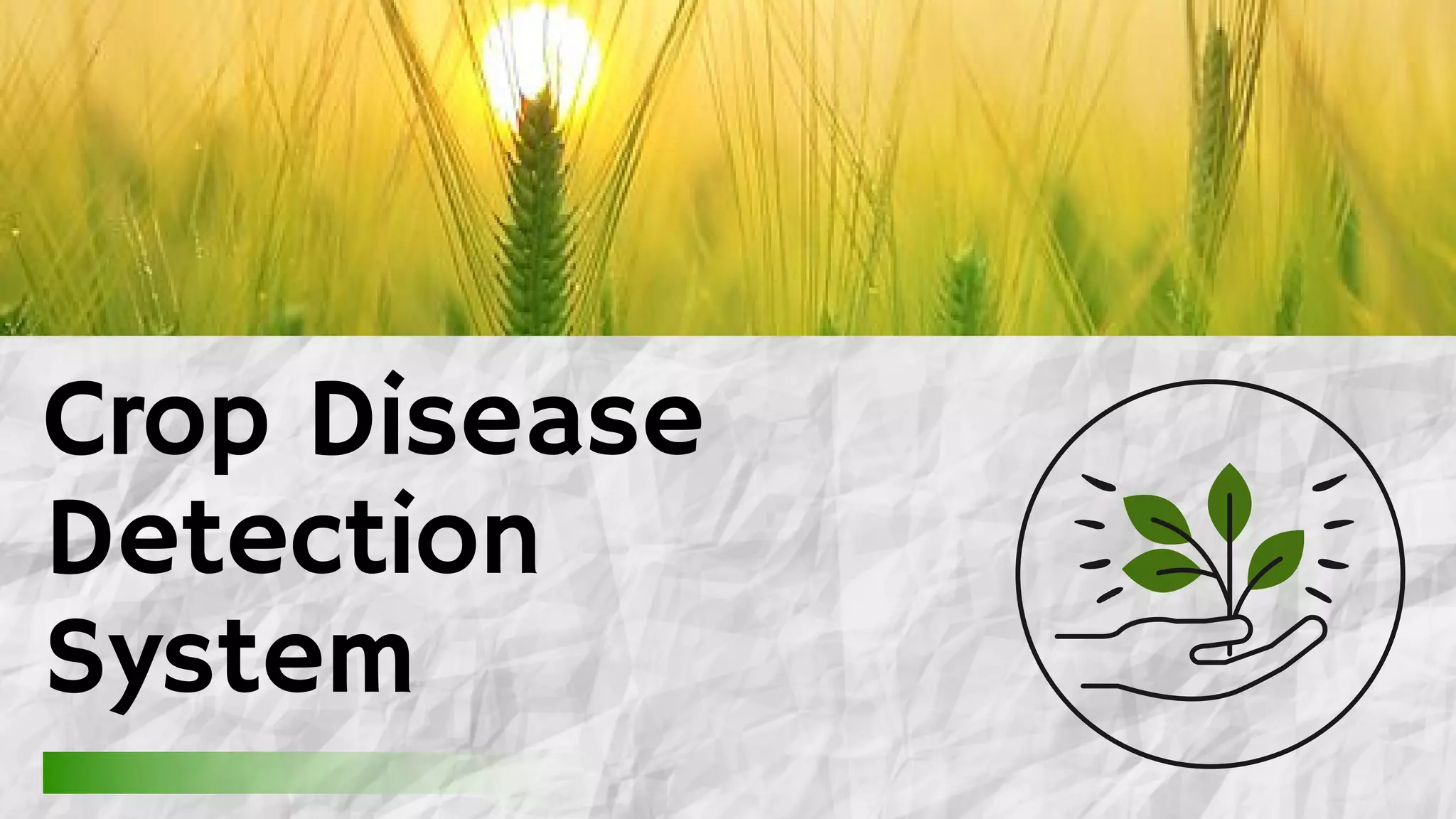 Crop Disease Detection System Pdf Agriculture Industries