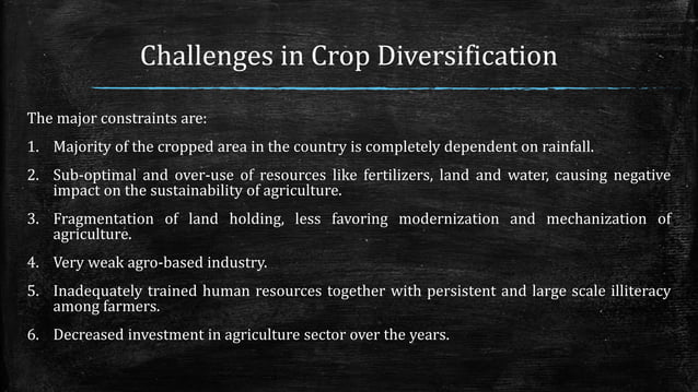 Crop diversification | PPTX