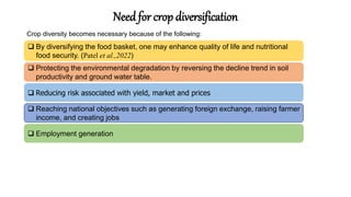 Crop Diversification for Sustainable Agricultural Production (1).pptx