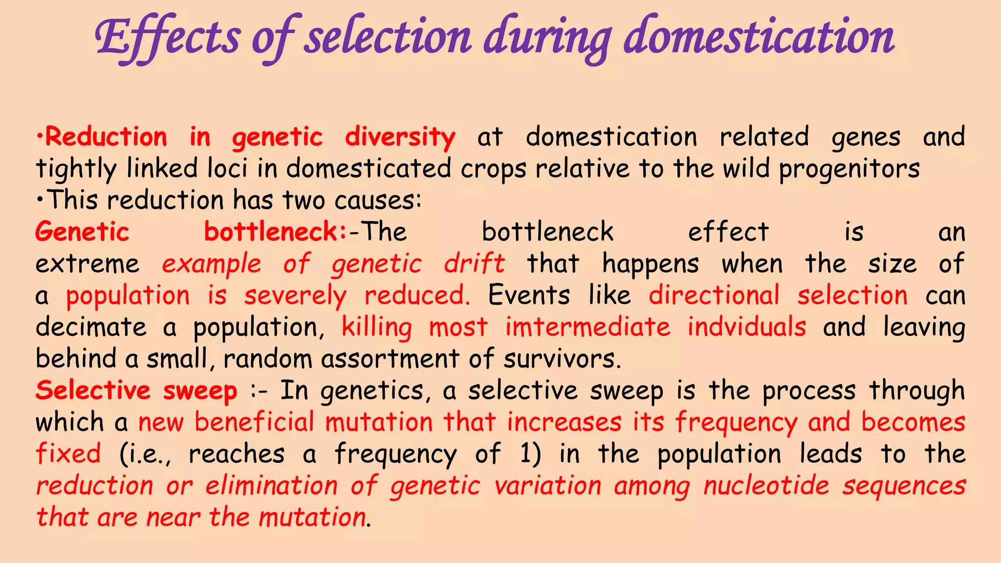 Domestication of Crop plants | PPTX