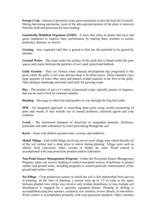 Crop glossary | DOCX