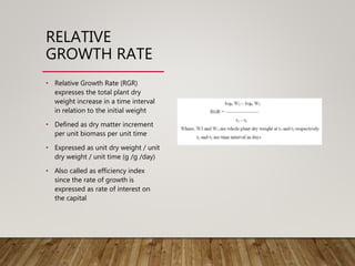 Crop growth analysis | PPTX