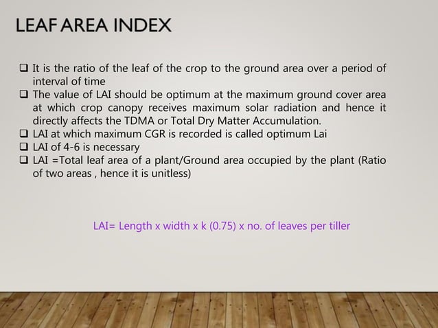 Crop growth analysis | PPTX