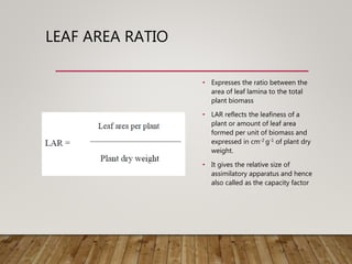 Crop growth analysis | PPTX