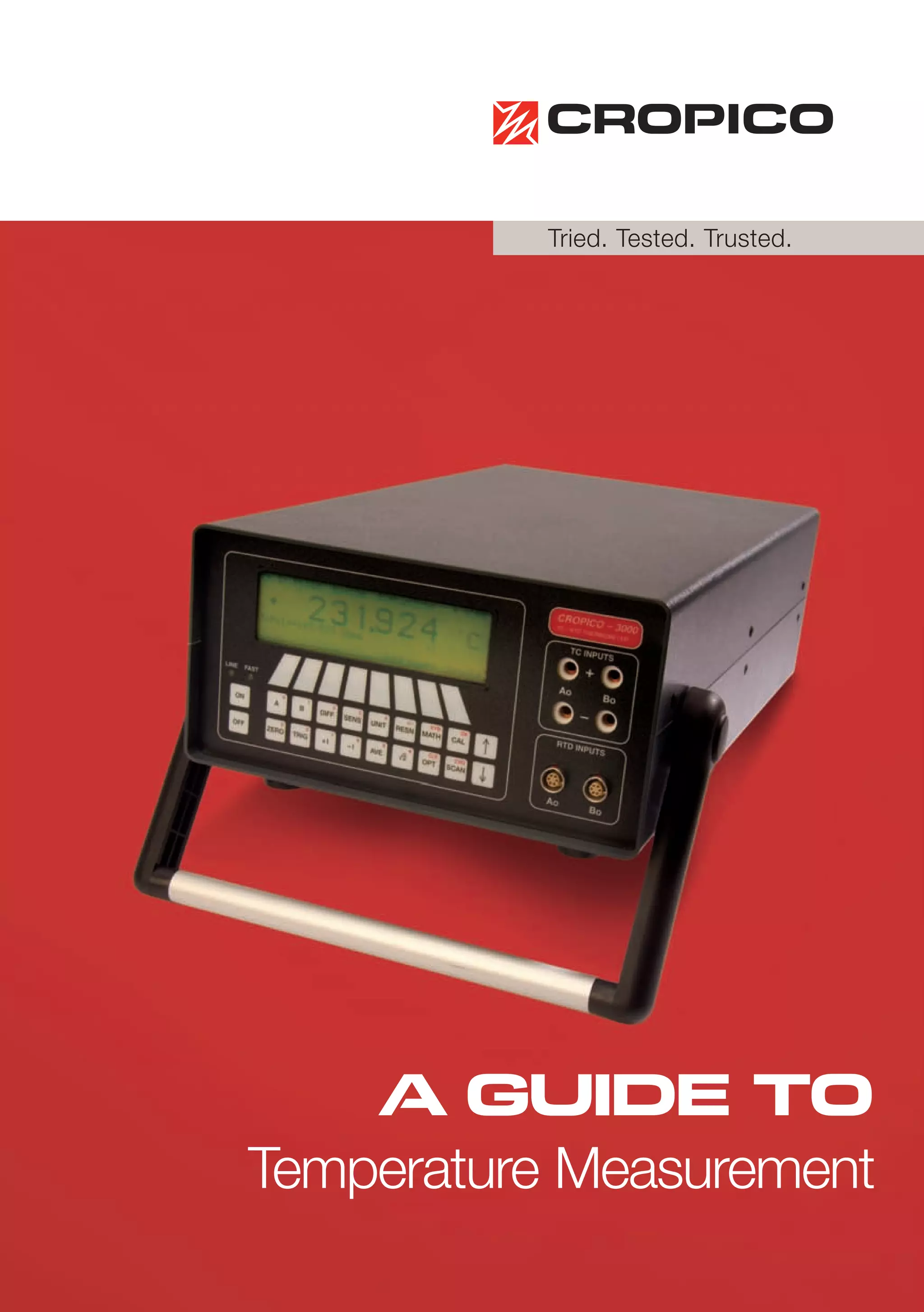 Cropico Temperature Measurement Brochure | PDF