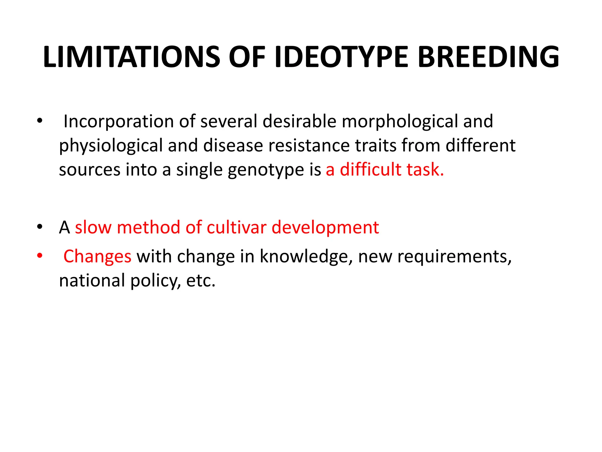 CROP IDEOTYPE CONCEPT- WHEAT, BARLEY, MAIZE AND COTTON | PPTX