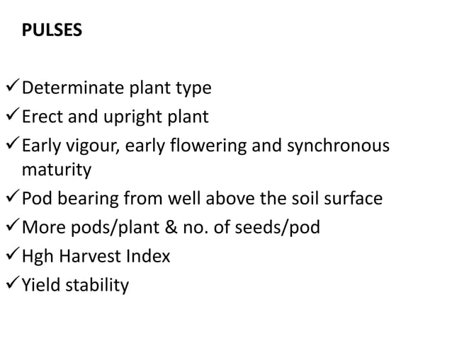 CROP IDEOTYPE CONCEPT- WHEAT, BARLEY, MAIZE AND COTTON | PPTX