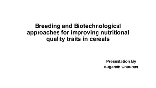 Crop improvement methods | PPTX