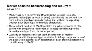 Crop improvement methods | PPTX