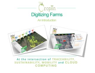Cropin Smartfarm - Digitizing Farms | PPT