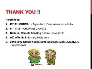 Crop insurance | PPTX