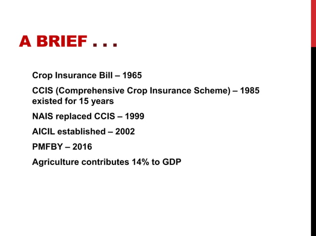 Crop insurance | PPT