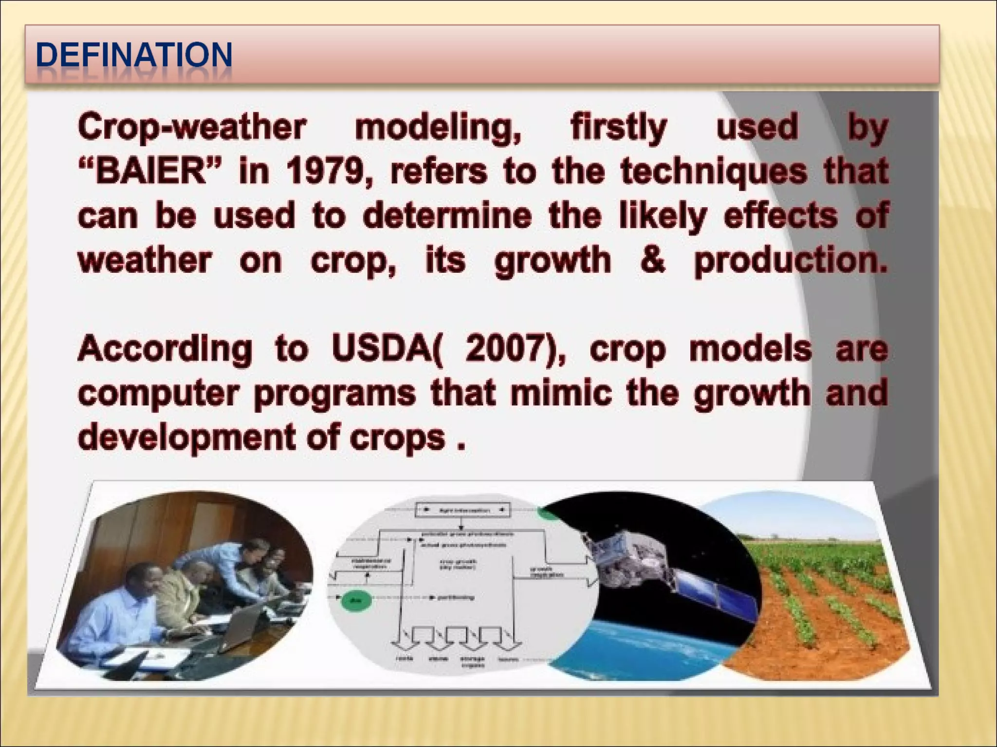 Crop Modeling For Stress Situation Ppt