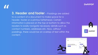 Paddings and Margins on your PDF | PPT