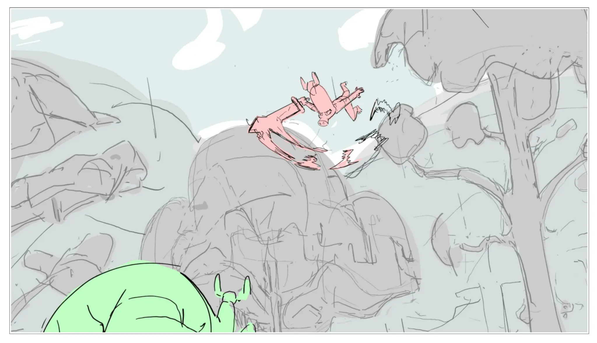 Action/Adventure Animation Fight Scene Storyboard | PDF | Computer ...
