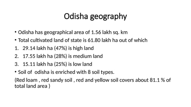 CROPPING PATTERN OF ODISHA by agriculyure.pptx