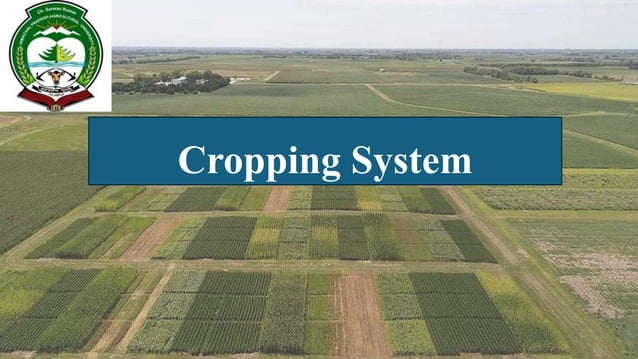 Cropping System and types of cropping system | PPTX