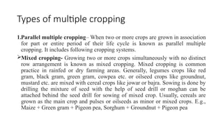 Different types of Cropping system in India | PPTX