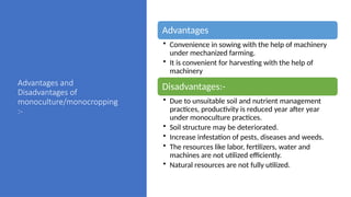 Different types of Cropping system in India | PPTX