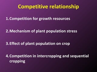 Cropping system interaction | PPT