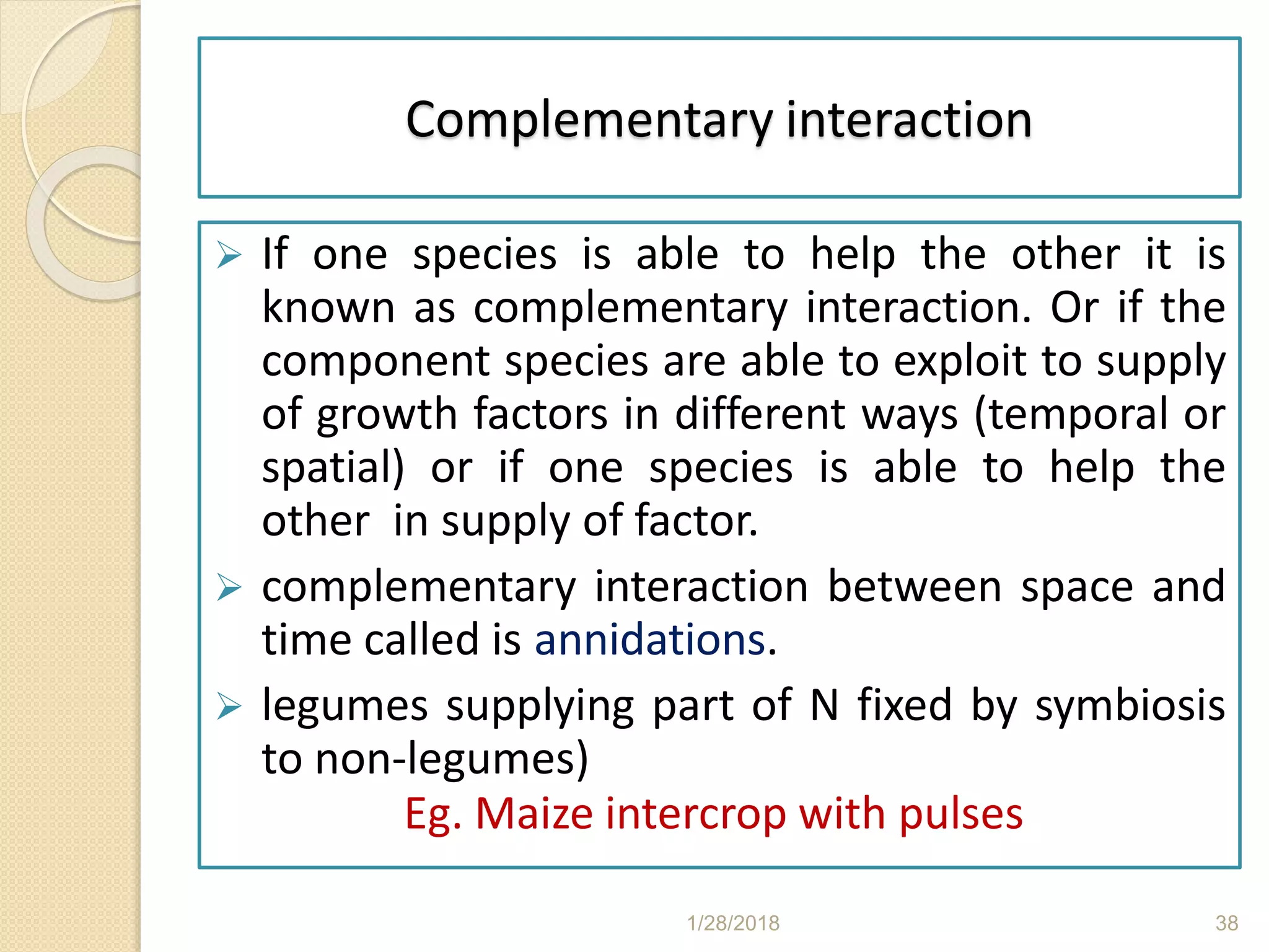 Cropping system interactions | PPTX