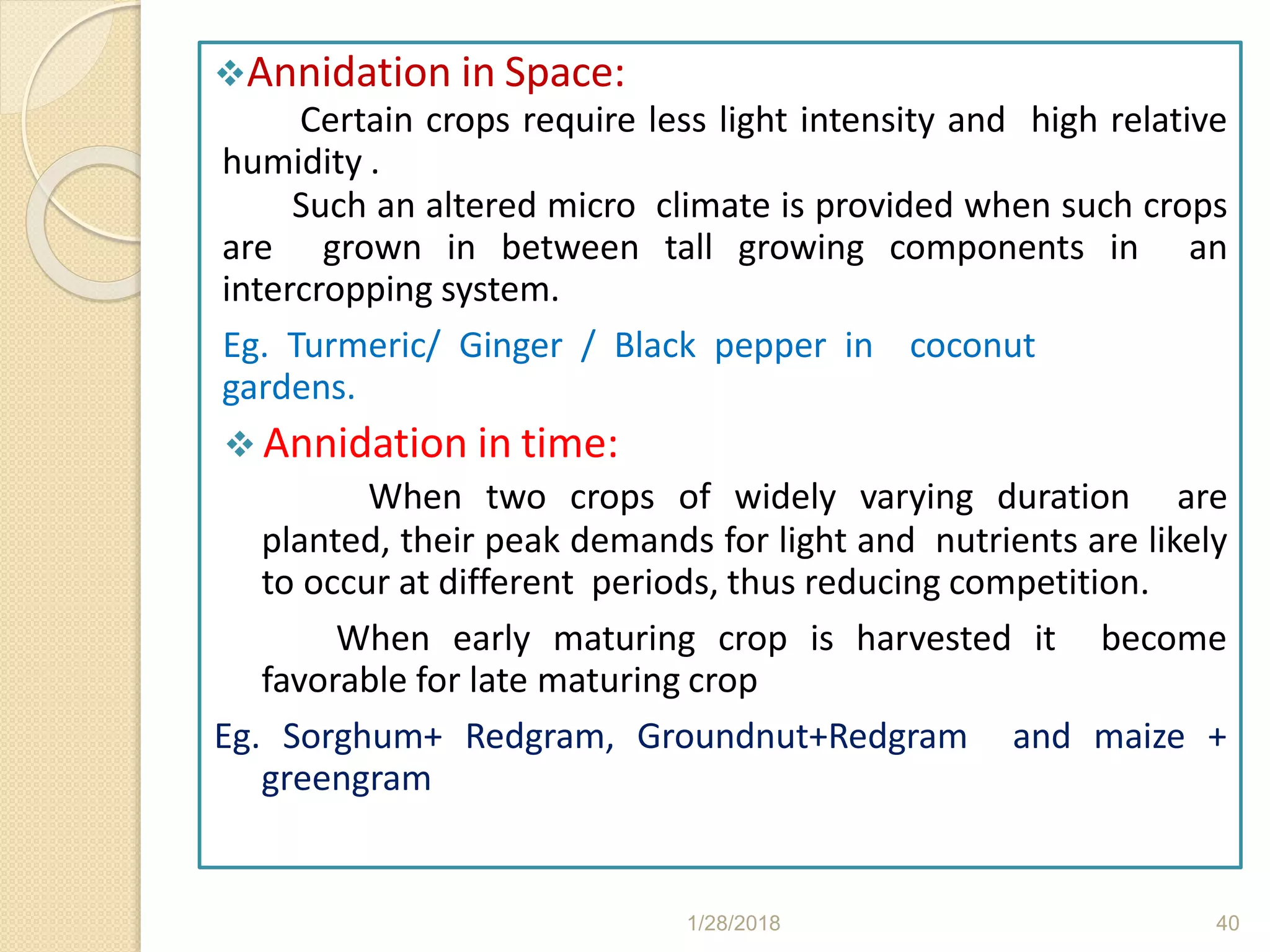 Cropping system interactions | PPTX