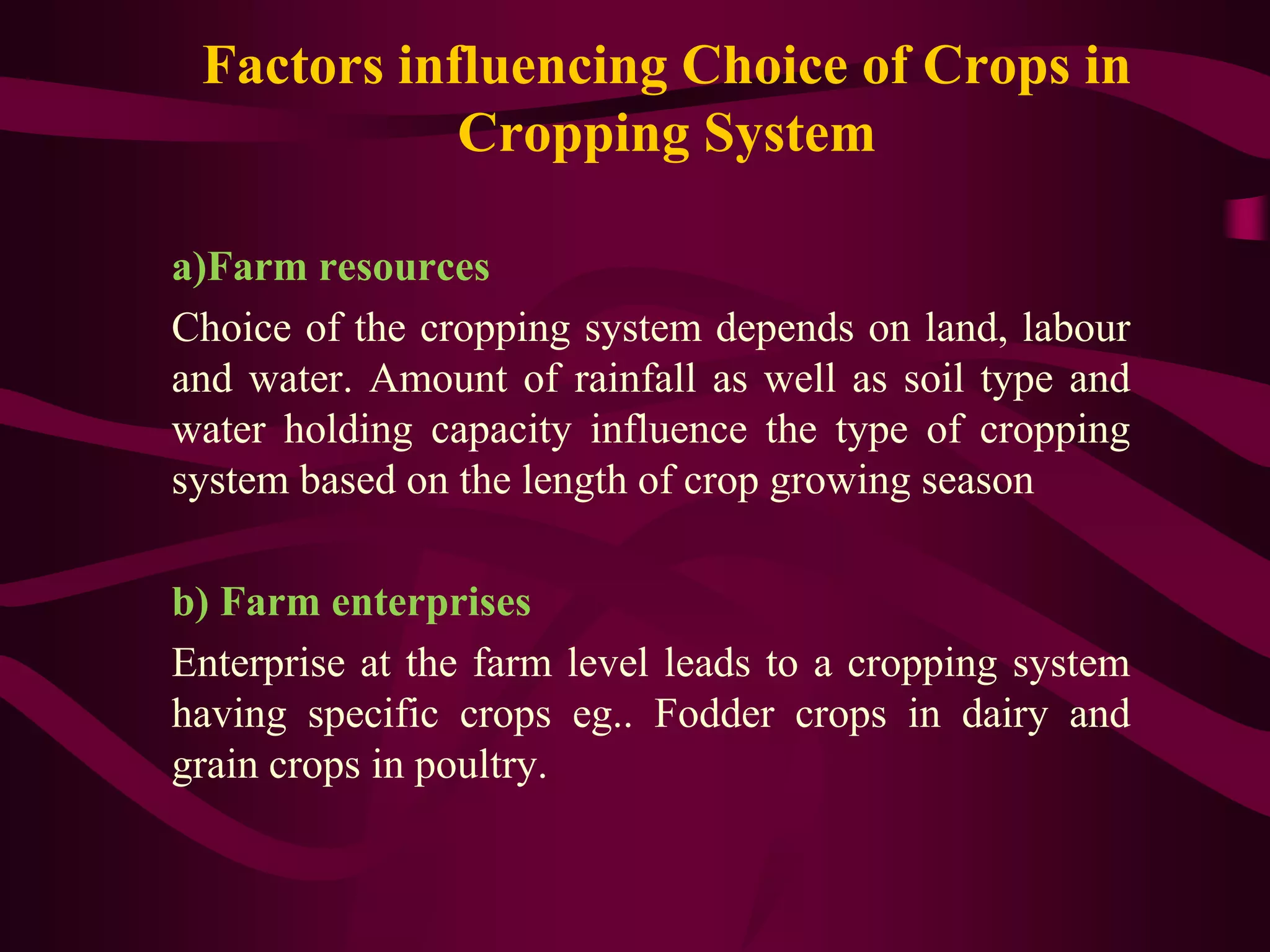 Cropping system ppt 1 | PPTX